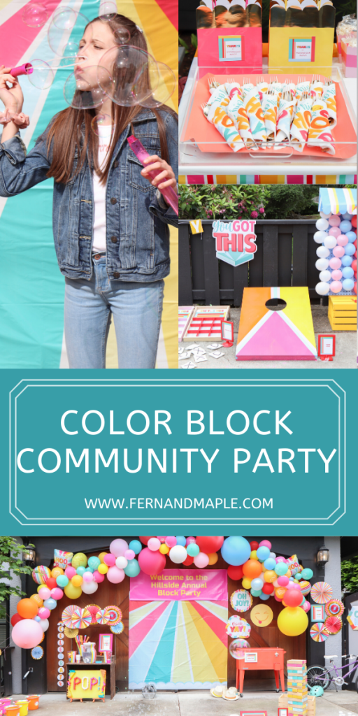 Color Block Community Party - Fern and Maple