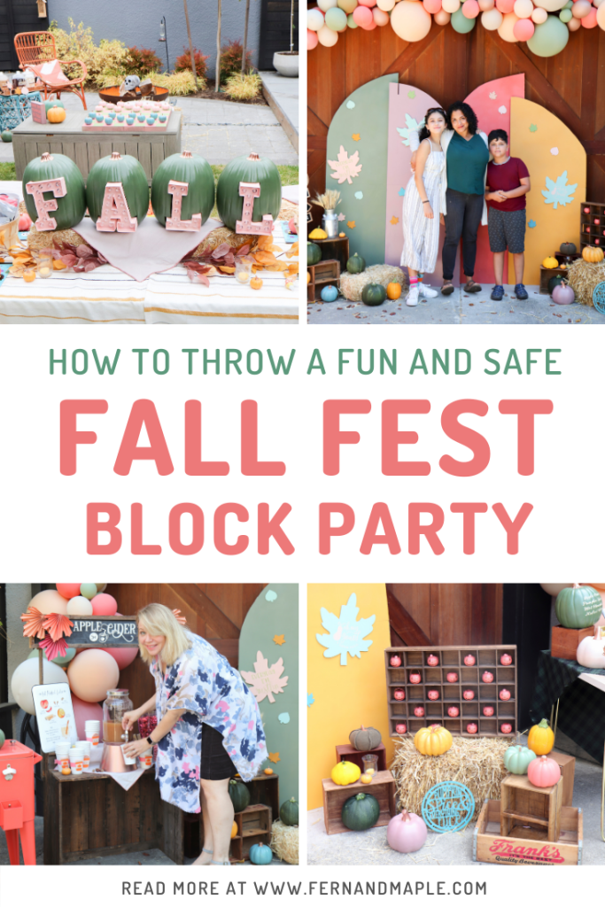 How to Throw a Fun and Safe Fall Festival Block Party - Fern and Maple