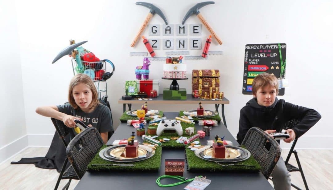 Game Zone - DIY Gamer Themed Party for Kids with Free Printables - Fern ...