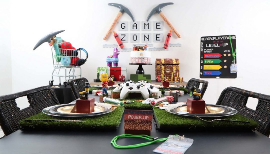 Game Zone - DIY Gamer Themed Party for Kids with Free Printables - Fern ...