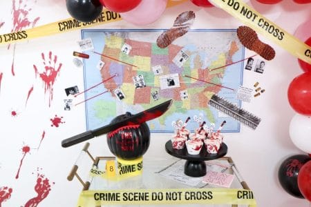 True Crime Halloween Party - Fern and Maple