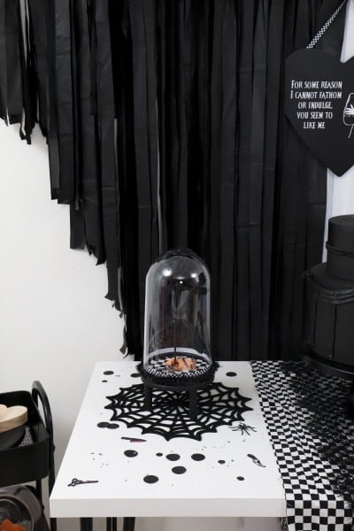 Wickedly Wonderful Wednesday Addams Party Ideas - Fern and Maple