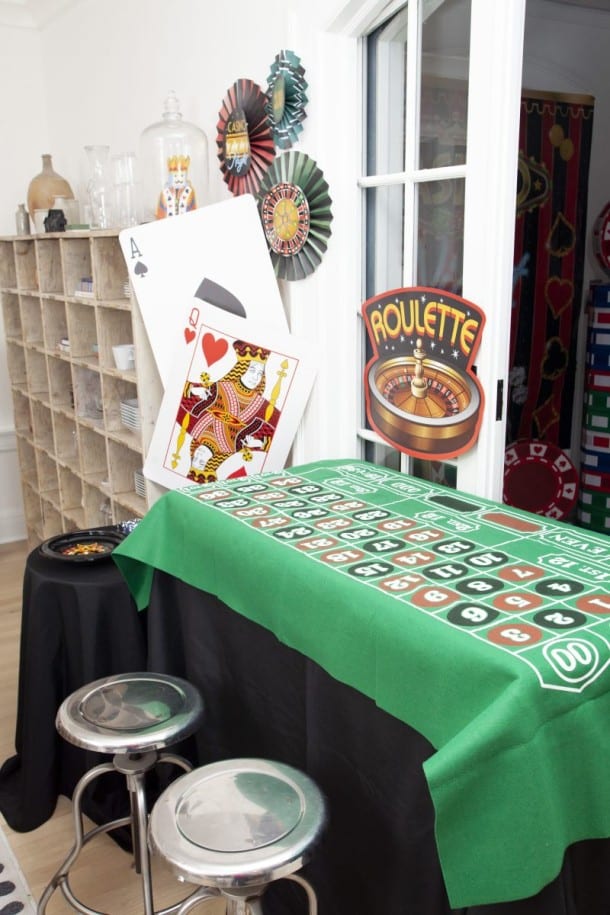 Casino Night Party Ideas - Fern and Maple