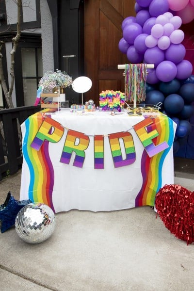 Outdoor Pride Party Ideas - Fern and Maple