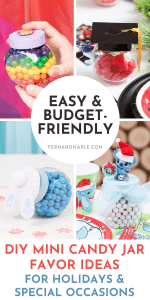 DIY Mini Candy Jar Party Favors for Holidays and Special Occasions ...