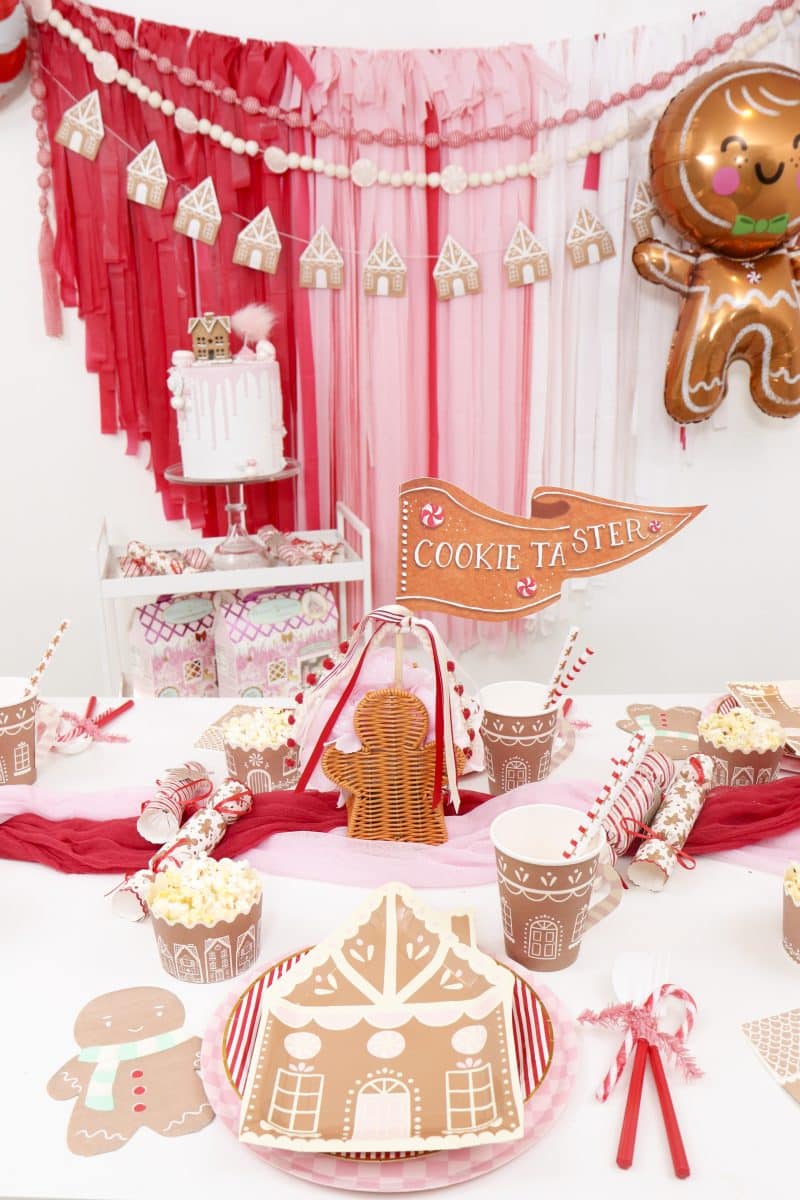 Cute Gingerbread Themed Holiday Party - Fern and Maple