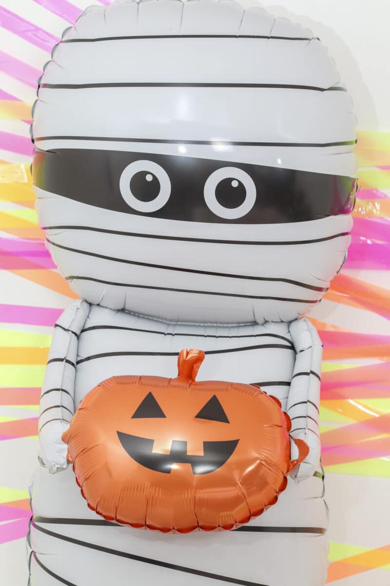 Neon Mummy Halloween Party - Fern and Maple